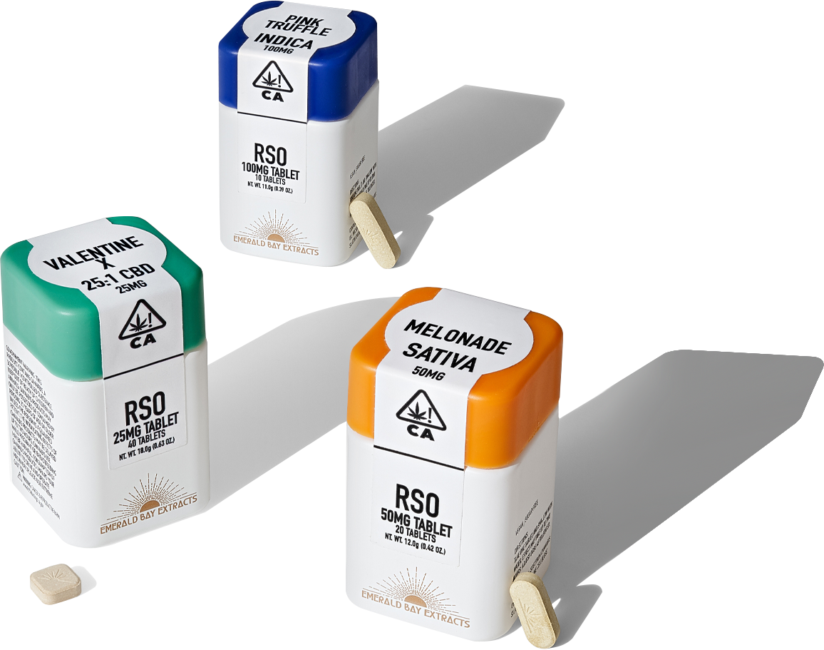 Emerald Bay Extracts || RSO Tablets and Syringes